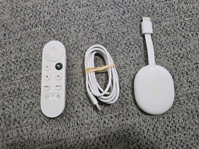 Google Chromecast with Google TV 4K (Model GZRNL) w/remote | eBay