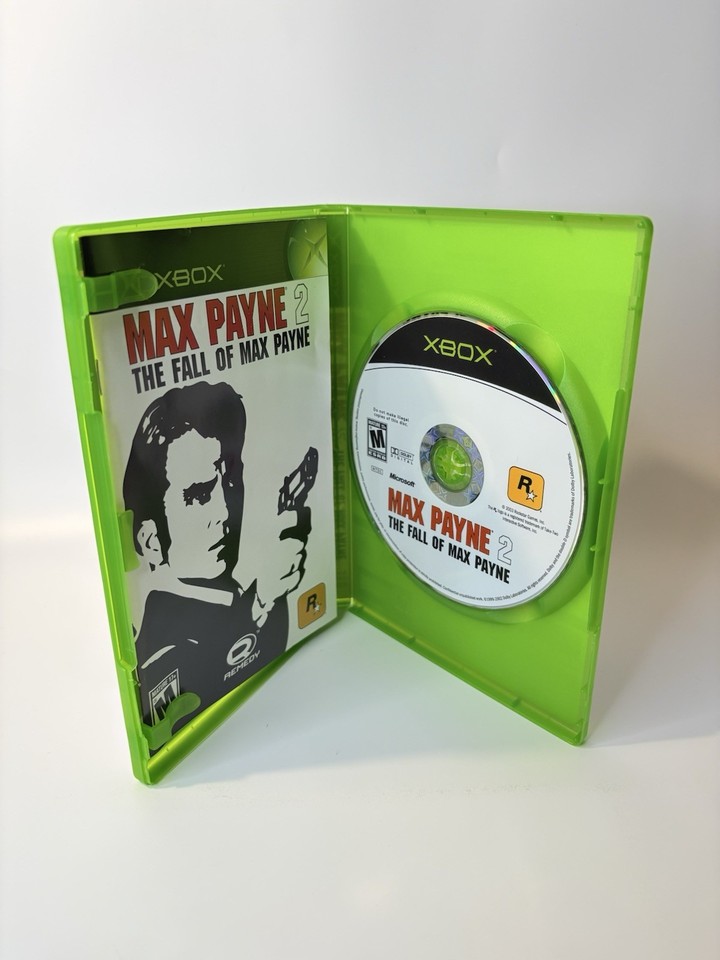 Max Payne 2: The Fall of Max Payne (Microsoft Xbox, 2003) Complete ...