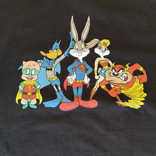 Looney Tunes T Shirt LG Warner Brothers Justice League Characters DC ...