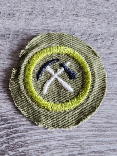 Handicraft 1936-1946 Type C Khaki Narrow Crimped Merit Badge Boy Scouts ...