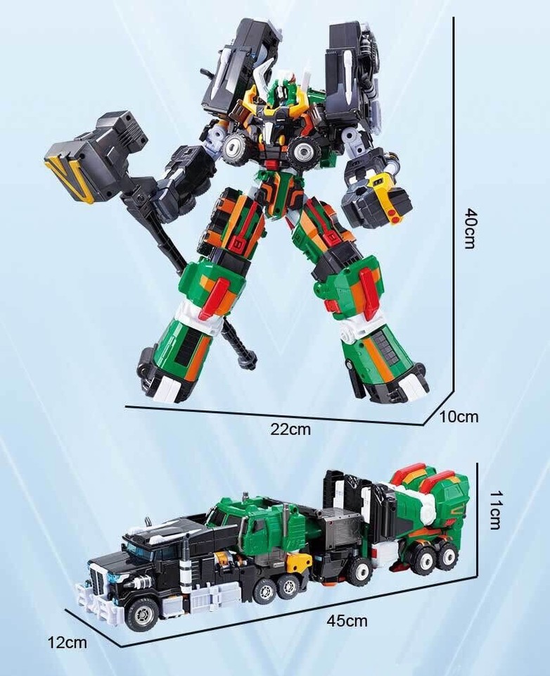 TOBOT V Galaxy Detectives Full Size Big Trail Big Beast Figure Combiner ...