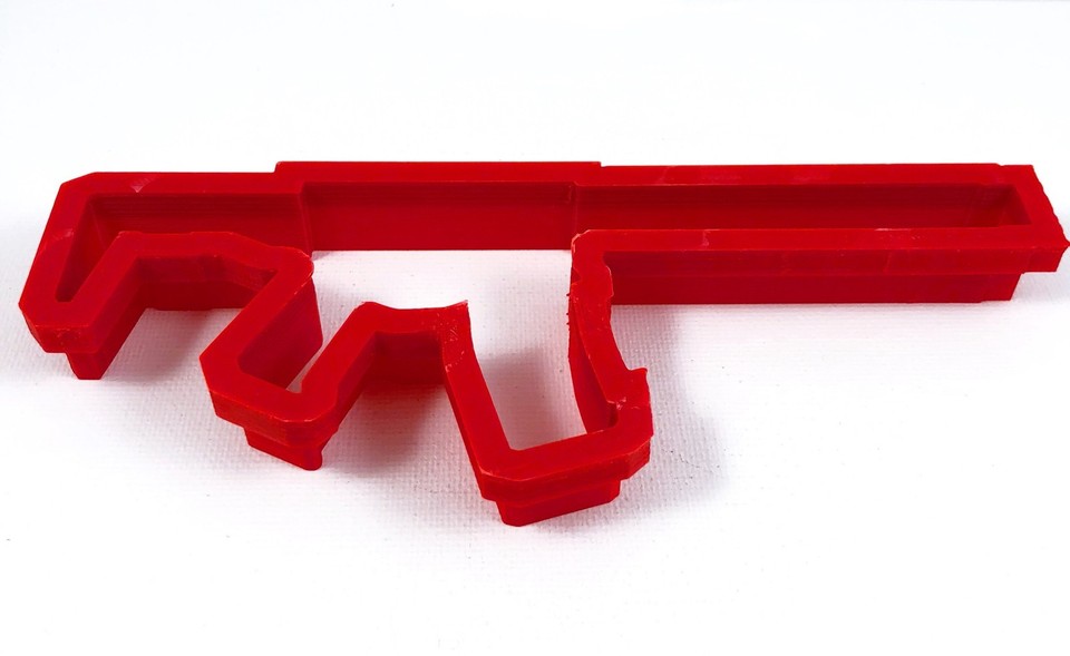 AAC Honey Badger Cookie Cutter--3D Printed Kitchen Baking Baker Gun ...