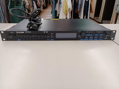 Tascam CD-500 Single-Rackspace Disc CD Player CD500 Black Recorders ...