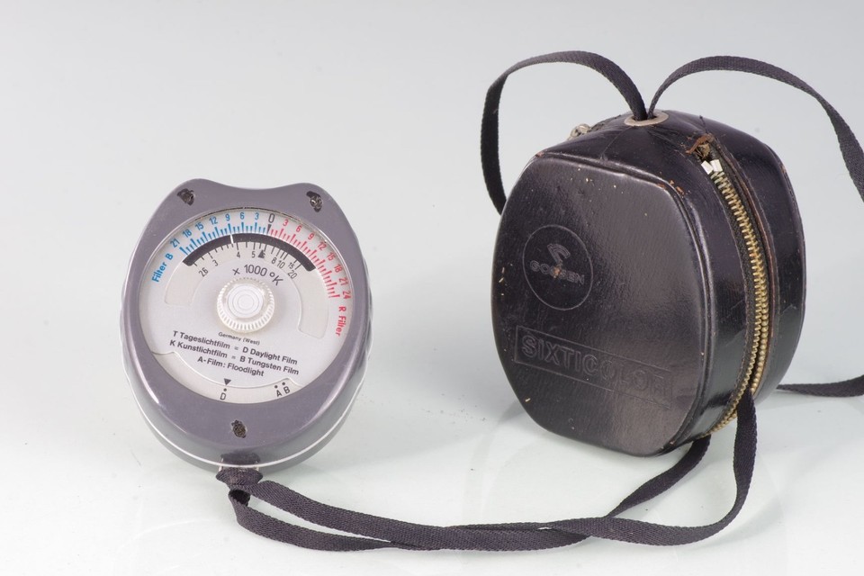 FOTOMETRO GOSSEN SIXTICOLOR LIGHT METER SELENIUM CELL MADE IN GERMANY ...