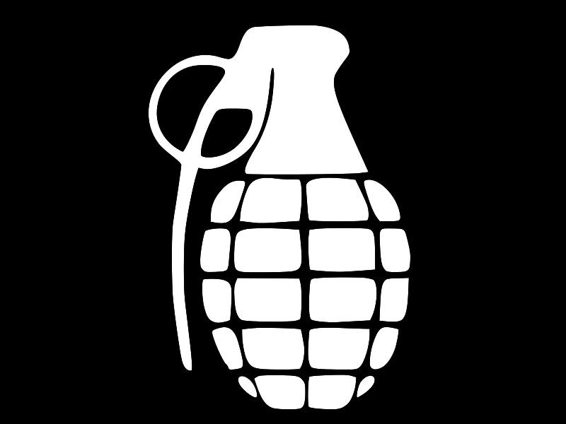 HAND GRENADE Vinyl Decal Car Wall Window Sticker CHOOSE SIZE COLOR | eBay