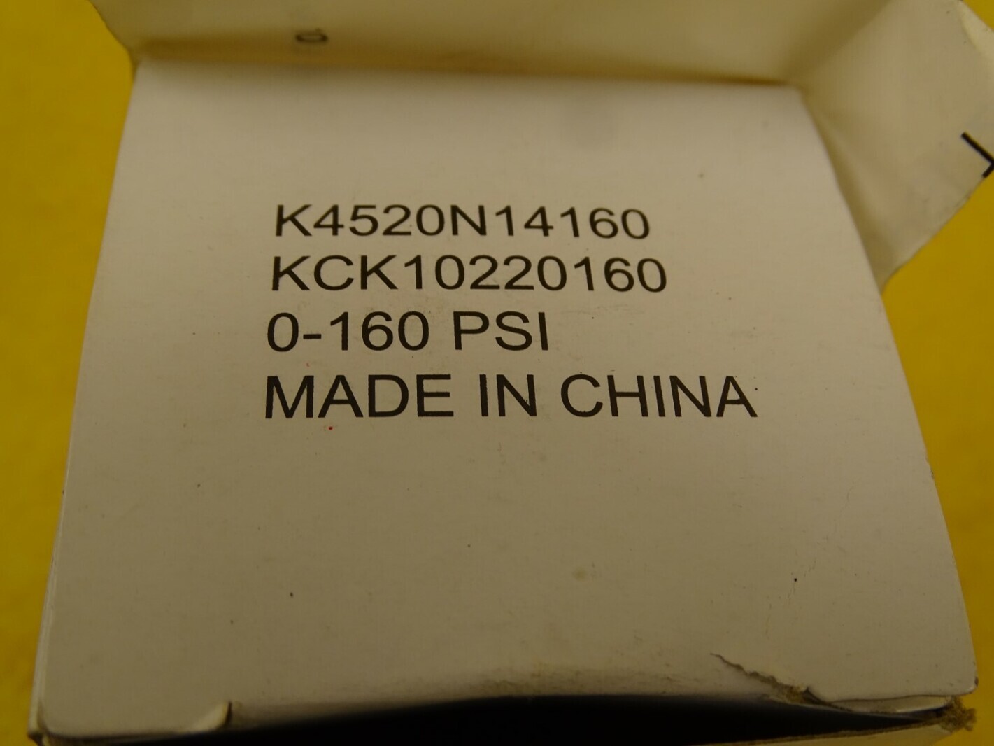 Parker Watts Pneumatic Pressure Gauge 0-160psi 1/4" NPT, K4520N14160 | eBay