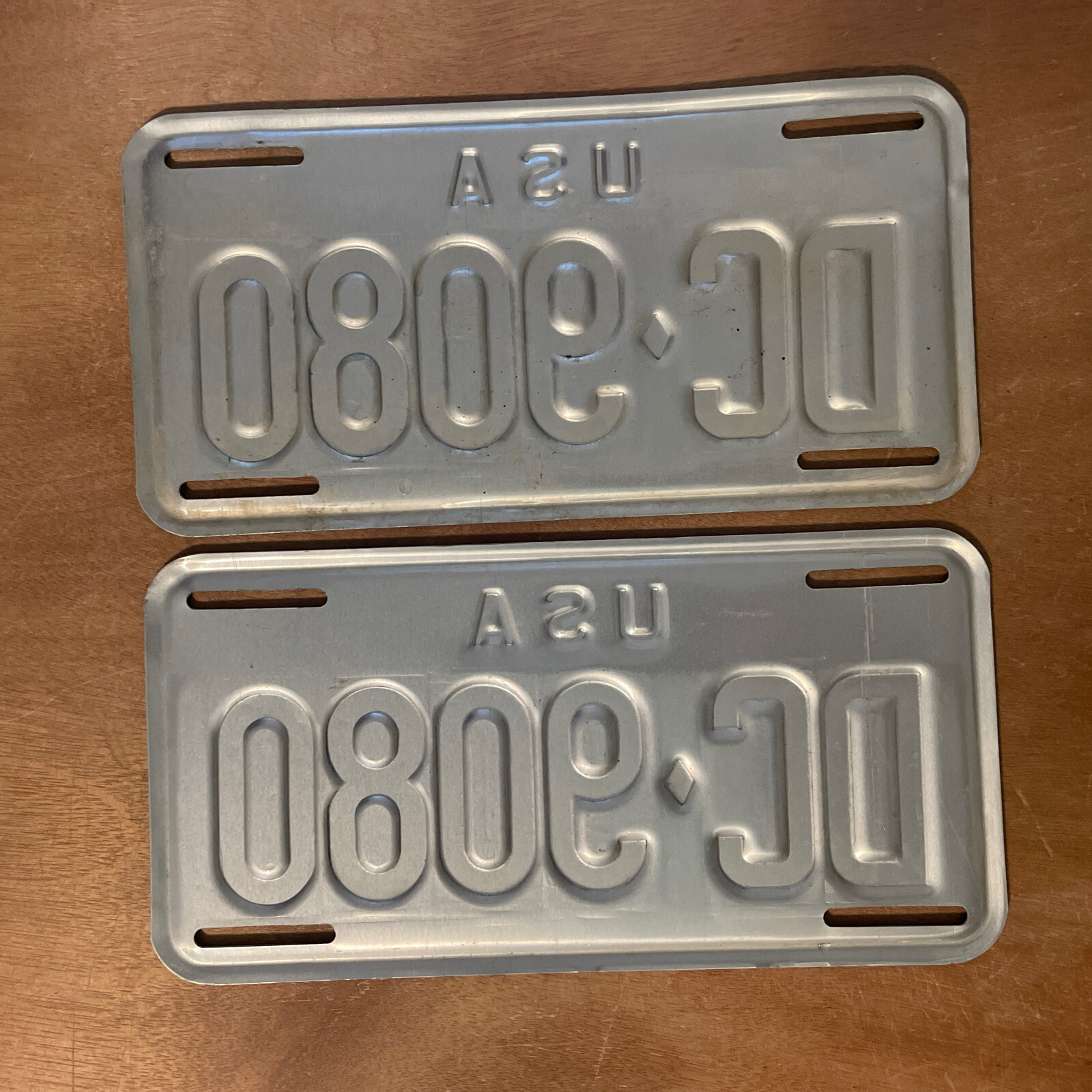 1966-1973 US Forces In Germany License Plate Pair # DC-9080 | eBay