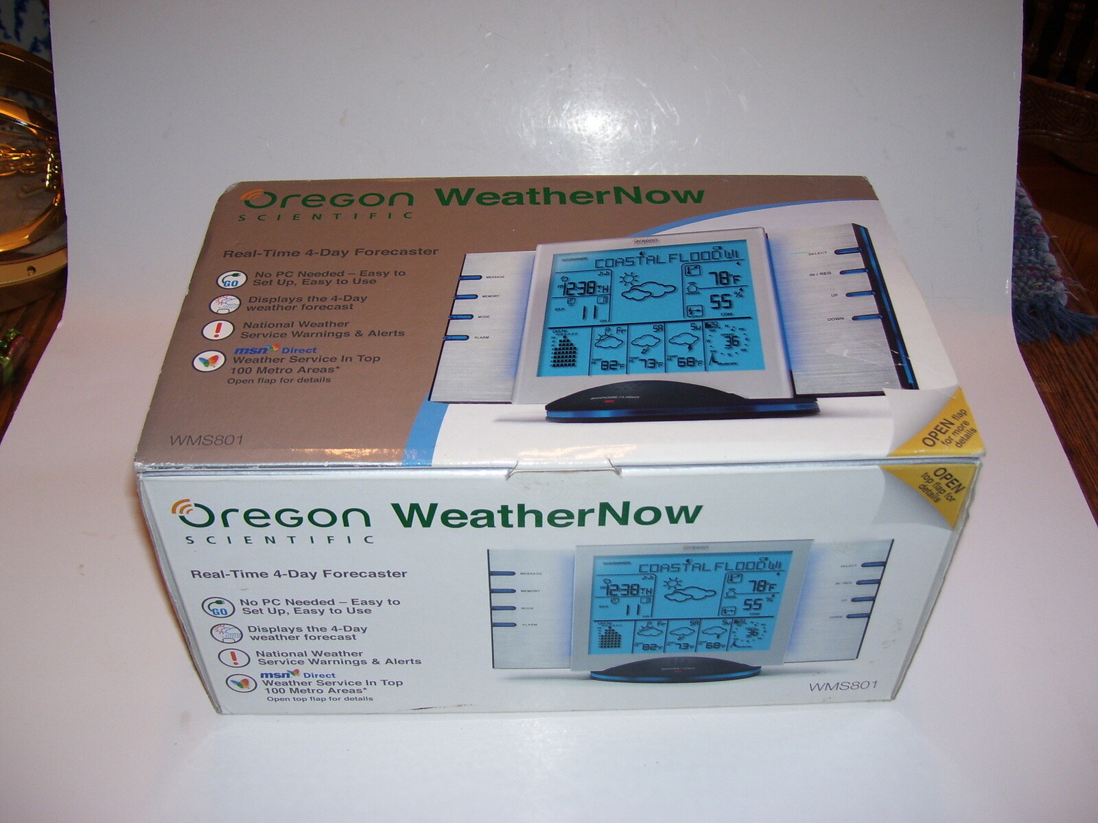 NWEW NIB Oregon Weather Now Scientific Forecaster Station WMS801 | eBay