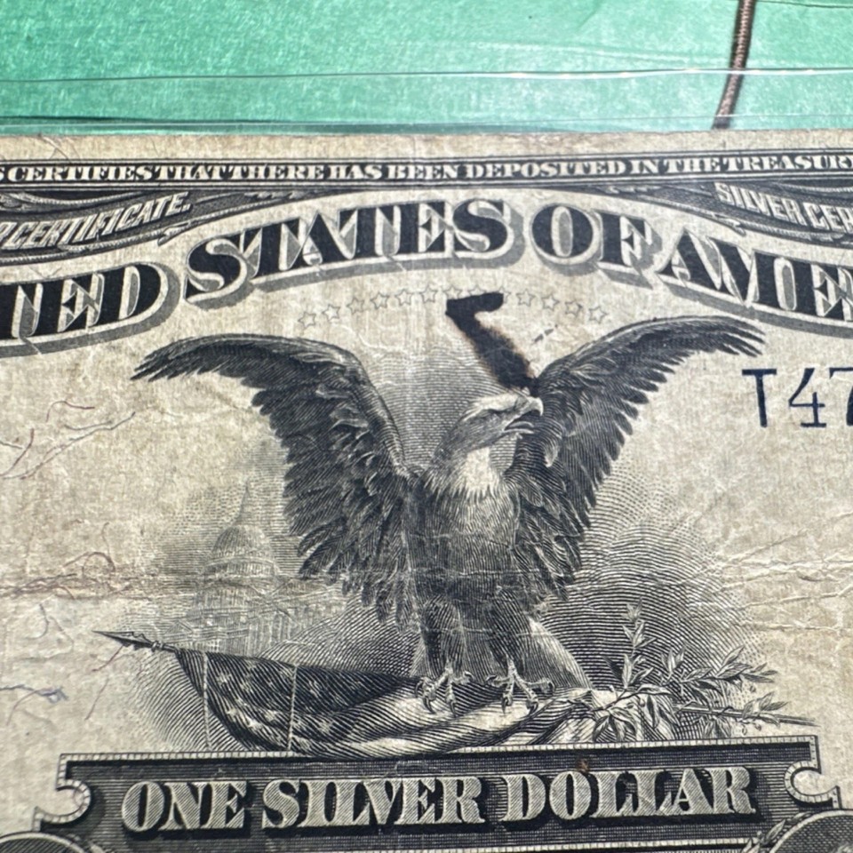 1899 $1 Large Size Silver Certificate Banknote United States | eBay