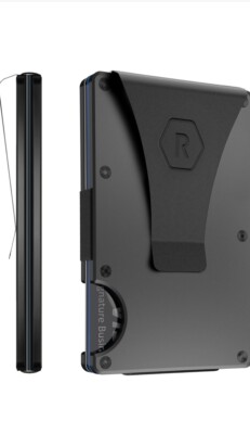 The Ridge 311 Titanium Metal RFID Blocking Men's Wallet Black Color | eBay