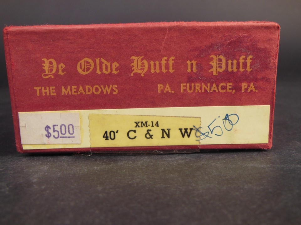 HO SCALE YE OLD HUFF N PUFF C&NW XM-14 BOX CAR CRAFTSMAN KIT | eBay