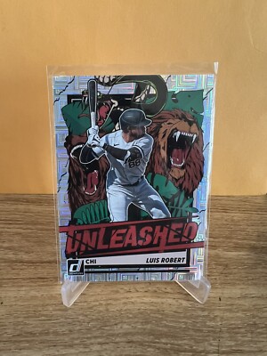 2021 Donruss Luis Robert Unleashed VECTOR Parallel SP- #UNL13 White Sox ...