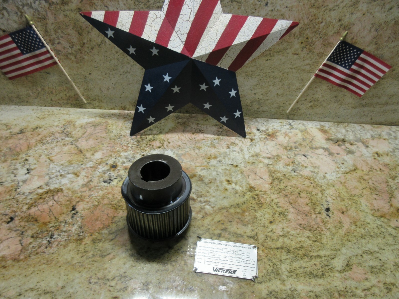 CINCINNATI HMC 400EP 2100 VICKERS SPINDLE MOTOR 1-604-0001 SHAFT ...