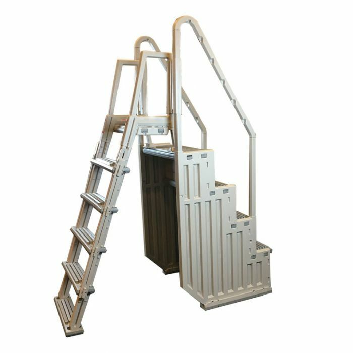 Confer Plastics Step-1 Heavy-Duty Pool Steps For Above Ground Swimming ...