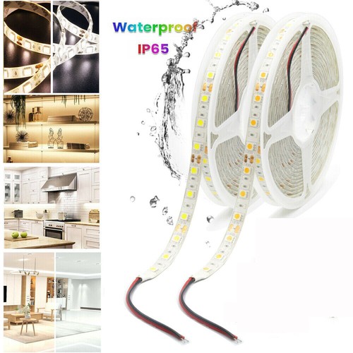 5m 10m 15m Waterproof LED Strip Lights Warm White Cool White 12V TV ...