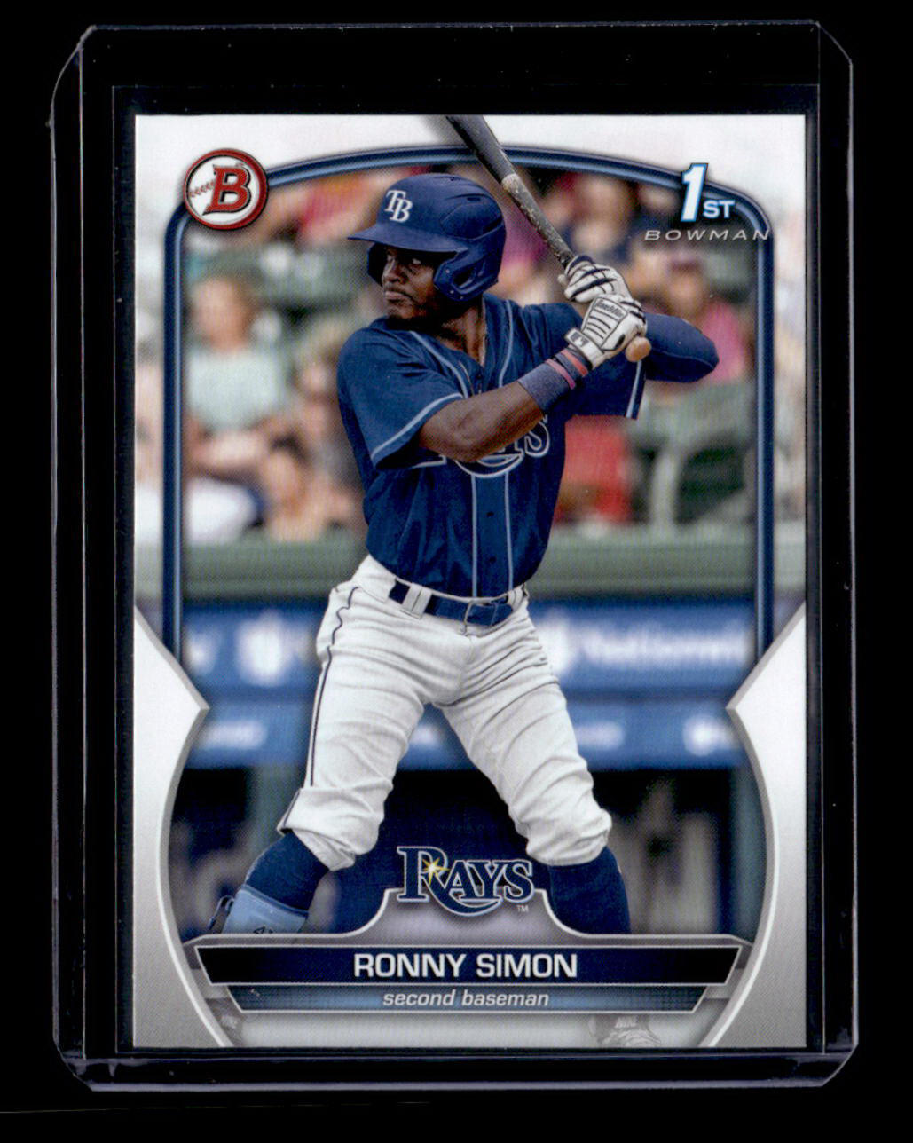 Ronny Simon 2023 Bowman #BP-112 Tampa Bay Rays ROOKIE 1st QTY | eBay