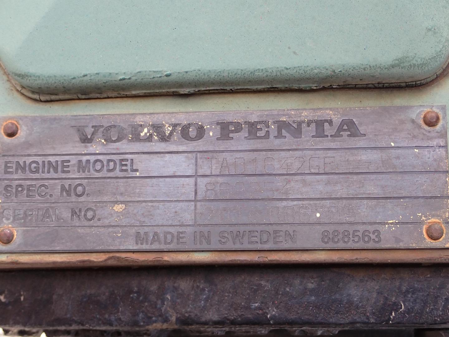 Volvo TAD1642GE Turbo Diesel Engine POWER UNIT! PTO Clutch TAD1642 | eBay