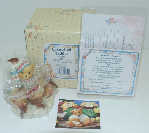 CHERISHED TEDDIES FIGURINE PAUL GOOD FRIENDS WARM THE HEART NIB 466328 ...