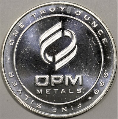 OPM metals silver art round .999 Fine 1 Oz | eBay
