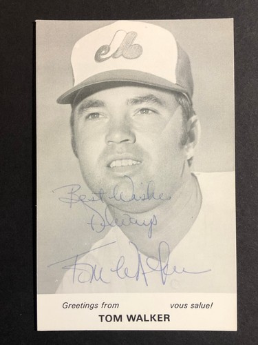 Tom Walker Expos Signed 3.5x5.25 Photo Auto Autograph | eBay