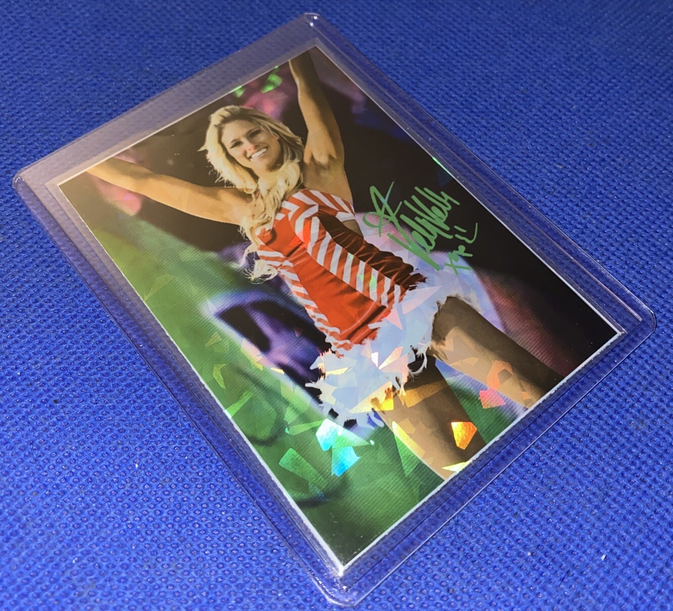 Kelly Kelly Custom WWE Divas Holographic Handmade Wrestling Trading ...