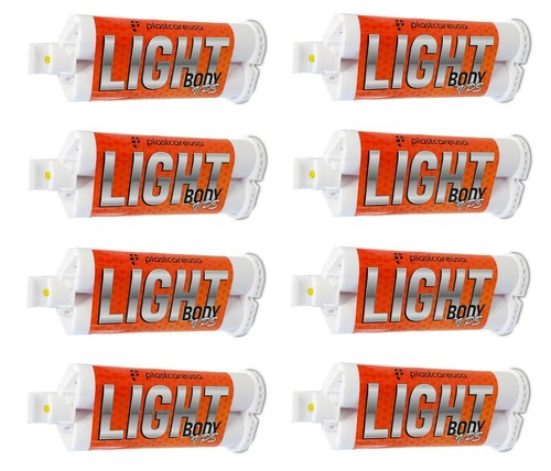 Light Body Standard Regular Set VPS Impression Material, 8 Cartridges ...