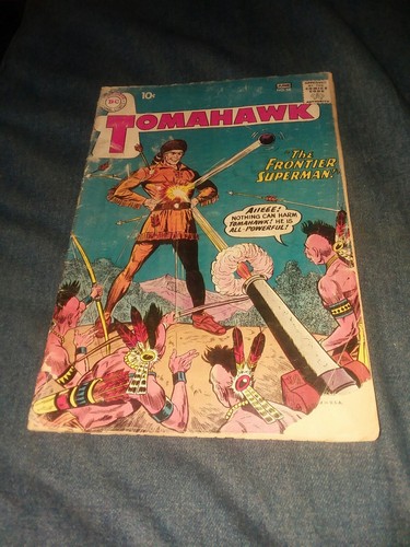 TOMAHAWK #68 dc comics 1960 WESTERN SCI FI ISSUE SUPER POWERS SILVER AGE classic | eBay