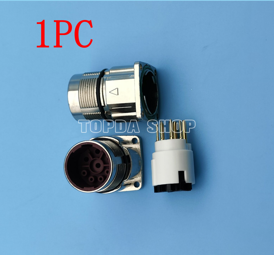 1PCS NEW Encoder connector M23- 6 8-hole power plug holder | eBay