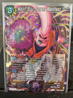 Majin Buu, Power Manifest BT20-106 SR Power Absorbed - DBS NM | eBay