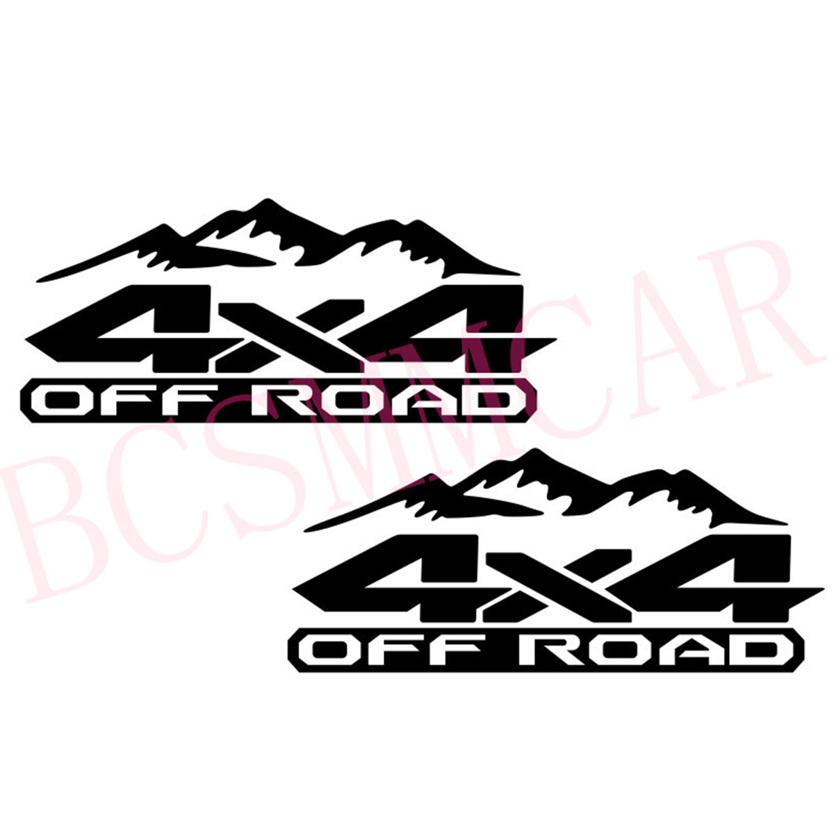 Waterproof Car Sticker DIY Mountain Off Road Graphic PVC Sunscreen ...