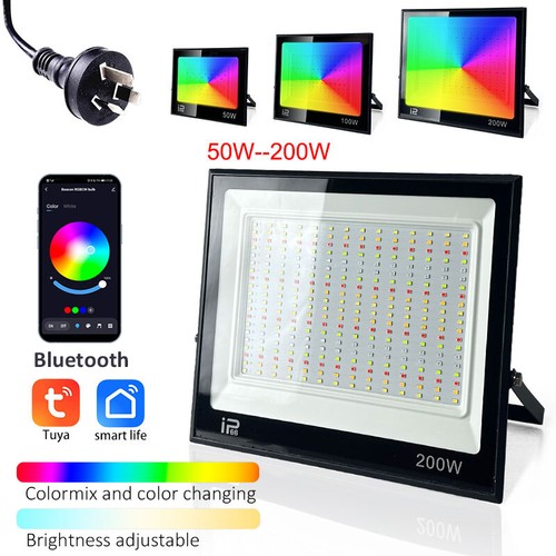 50W 100W 200W Halloween Outdoor RGB LED Floodlight DIM Christmas ...