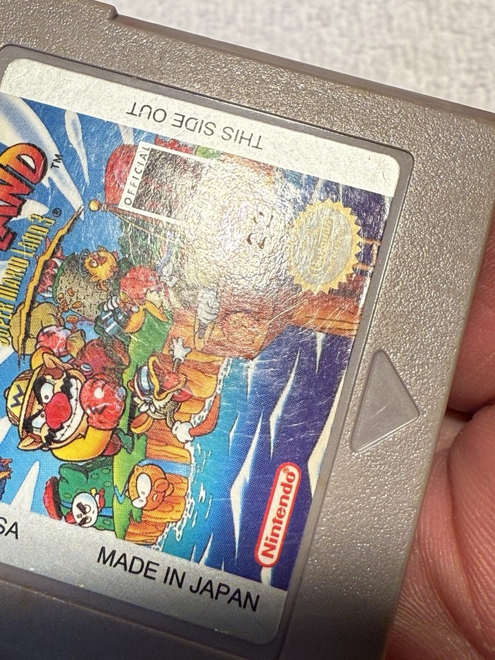 Super Mario Land 3 Wario Land Game Boy 1994 Cartridge, Tested and ...