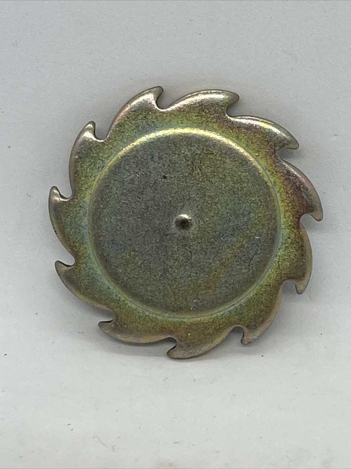 Vintage 1990's Metal 8 ball Slammer Saw Blade POG Milk Cap Game | eBay