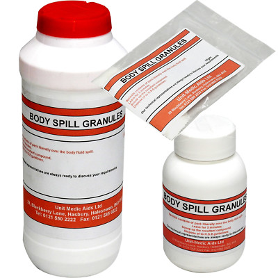 Qualicare Blood Body Fluid Spill Vomit Absorbent Granules, Multi Pack ...