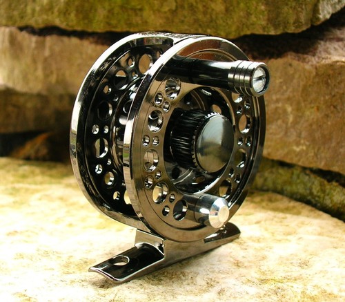 Rodmaker 247 BABY - DISC DRAG FLY FISHING REEL 0wt/2wt GUNMETAL, LEFT ...