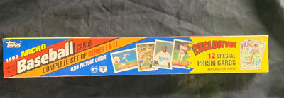 1993 TOPPS MINI BASEBALL COMPLETE SET MICRO 825 CARDS Jeter RC | eBay