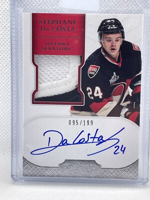 2011-12 Panini Dominion Stephane DaCosta Rookie Autograph Patch #95/199 ...