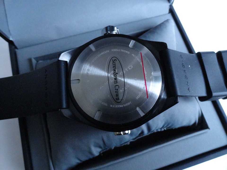 Android Men's AD576BKK Divemaster Espionage 2 Cal.TY2806 Automatic 500 ...
