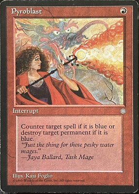 MTG Pyroblast Ice Age Regular Common | eBay