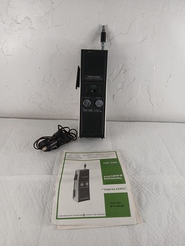 Vintage Realistic TRC-206 3-Ch Citizens Transceiver Walkie Talkie NOT ...