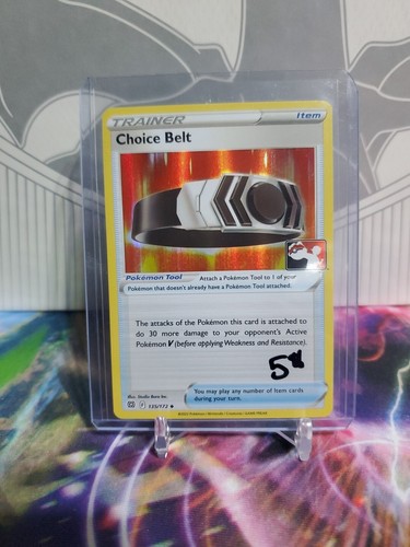 Choice Belt Holo Pokemon Prize Pack Series 2 Promo Stamped Pokemon Card ...