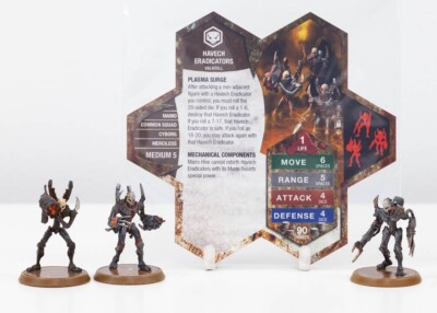 Havech Eradicators - C3V / SOV Custom - figure & card - Heroscape | eBay