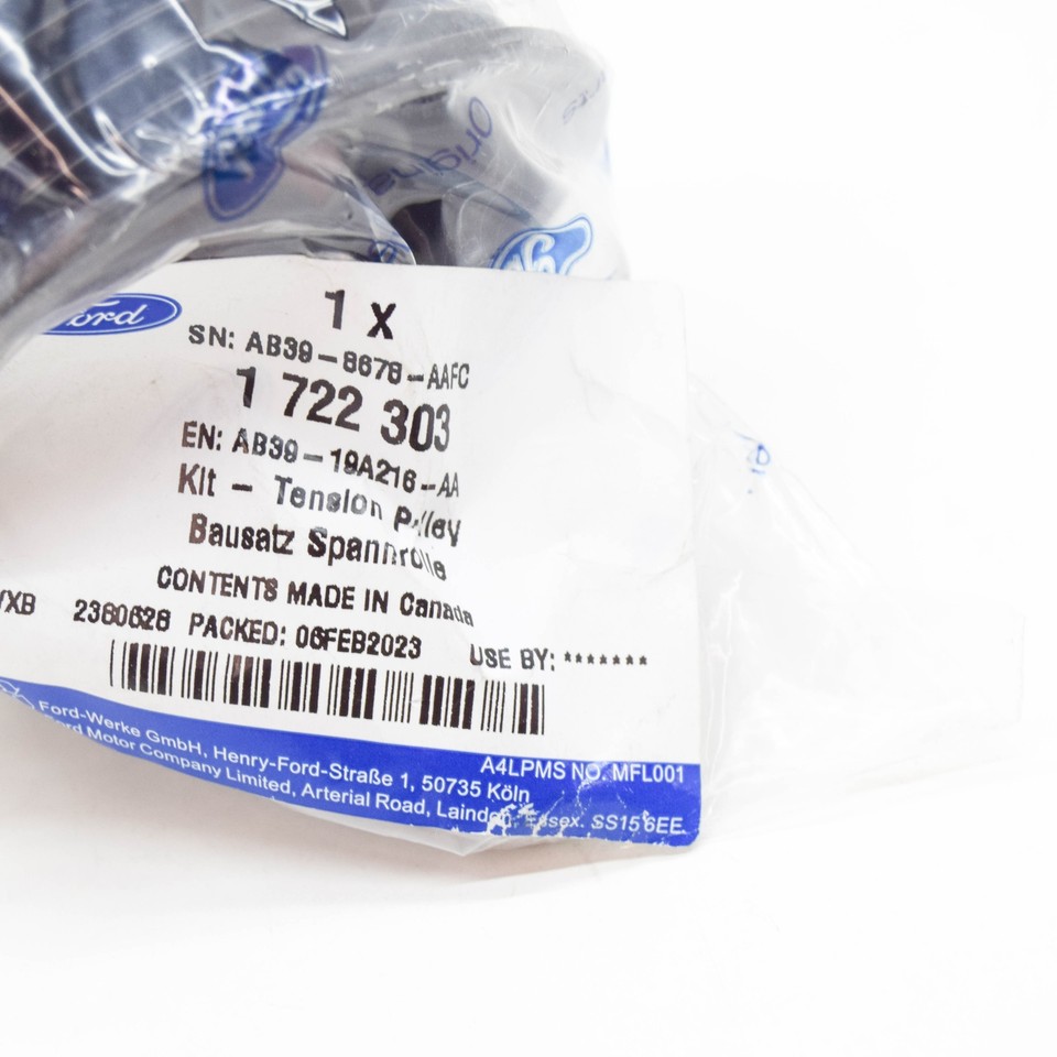 FORD RANGER T6 MK1 Tension Pulley Kit AB39-19A216-AA 1722303 NEW ...