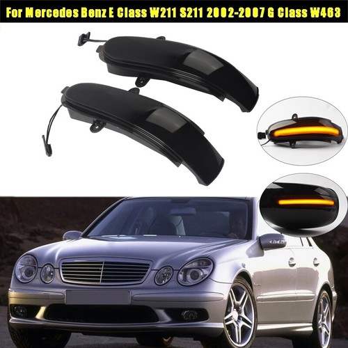 Car LED Dynamic Turn Signal Light Side Rearview Light for E Class W211 ...