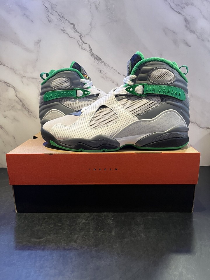 Nike Air Jordan Retro 8 University Of Oregon PE, ‘Pure Platinum’, Size ...