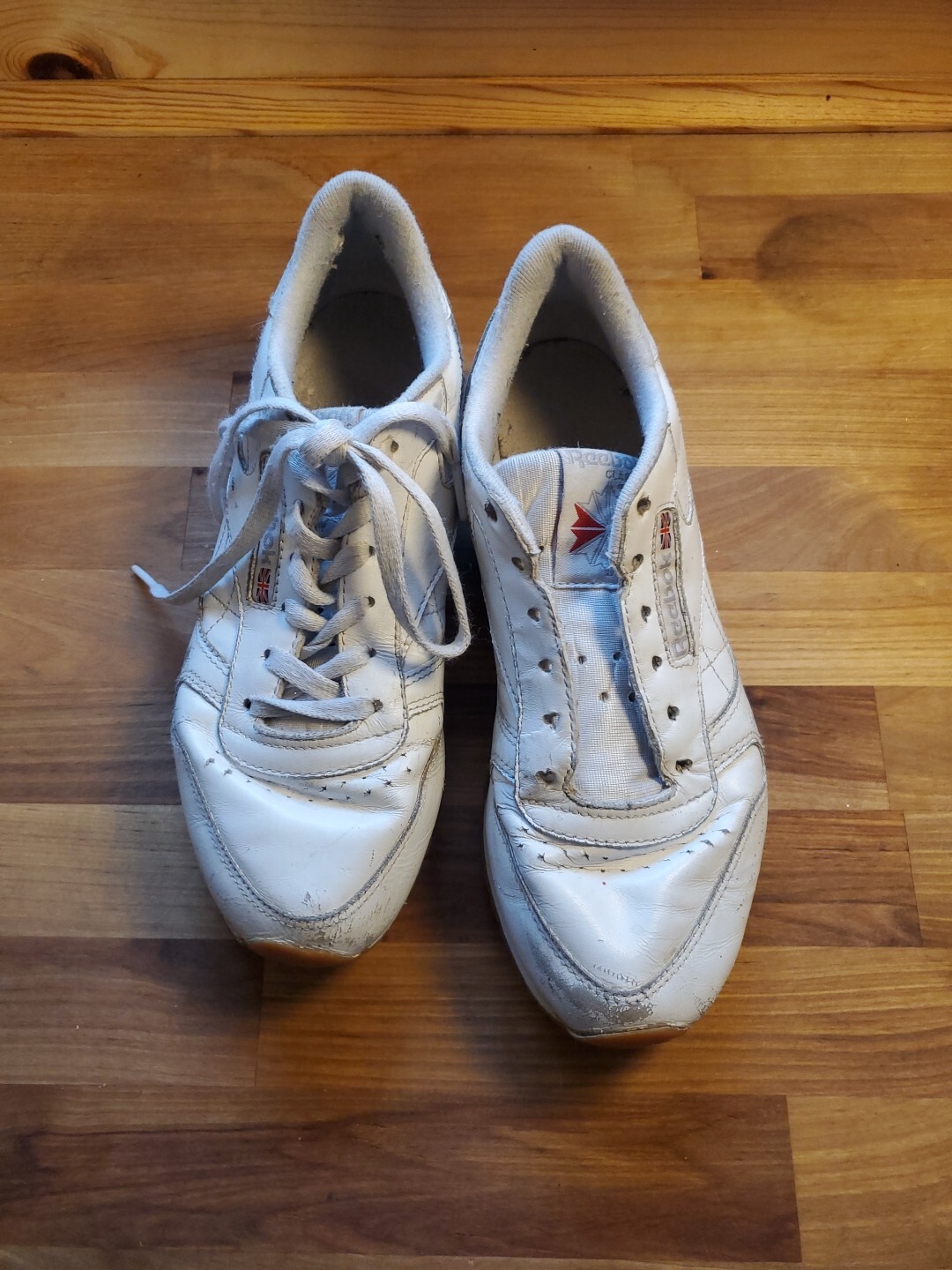 Reebok Classic 059503 Athletic Casual Sneakers Men's U.S. Sz: 7.5 White ...