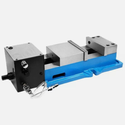 6-inch Pneumatic Hydraulic Vise Solid Heavy Duty Machining Plain Vise ...