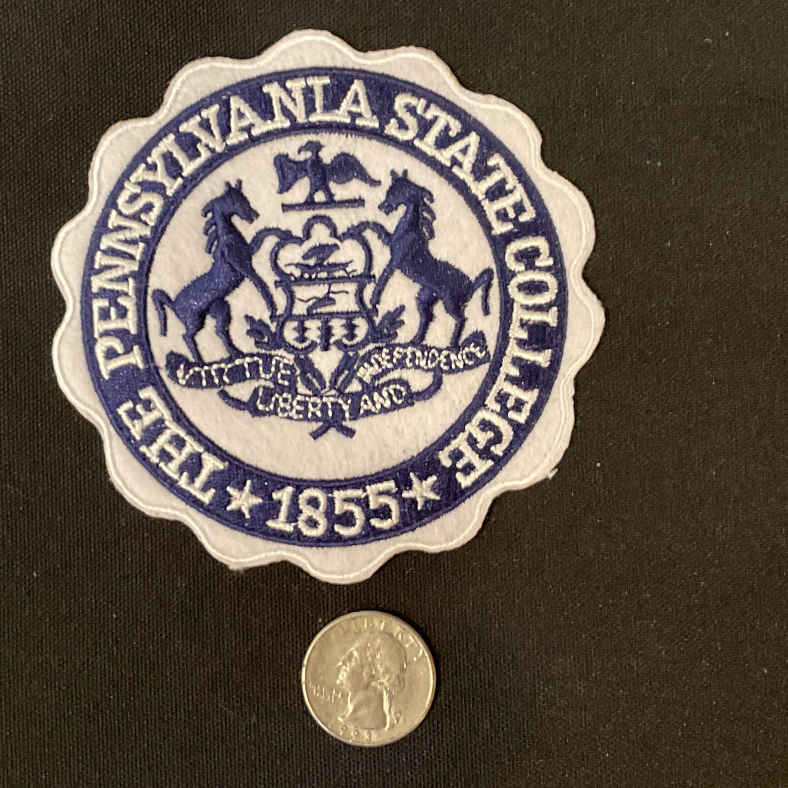 PENNSYLVANIA STATE COLLEGE PENN STATE Vintage embroidered iron-on patch ...