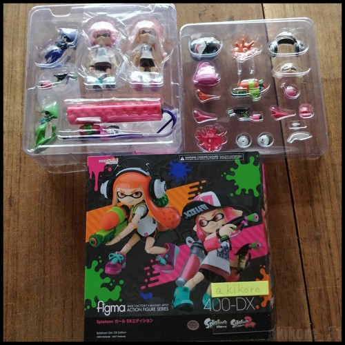 Figma Splatoon 1 & 2 Splatoon Girl DX Edition Max Factory Action Figure ...