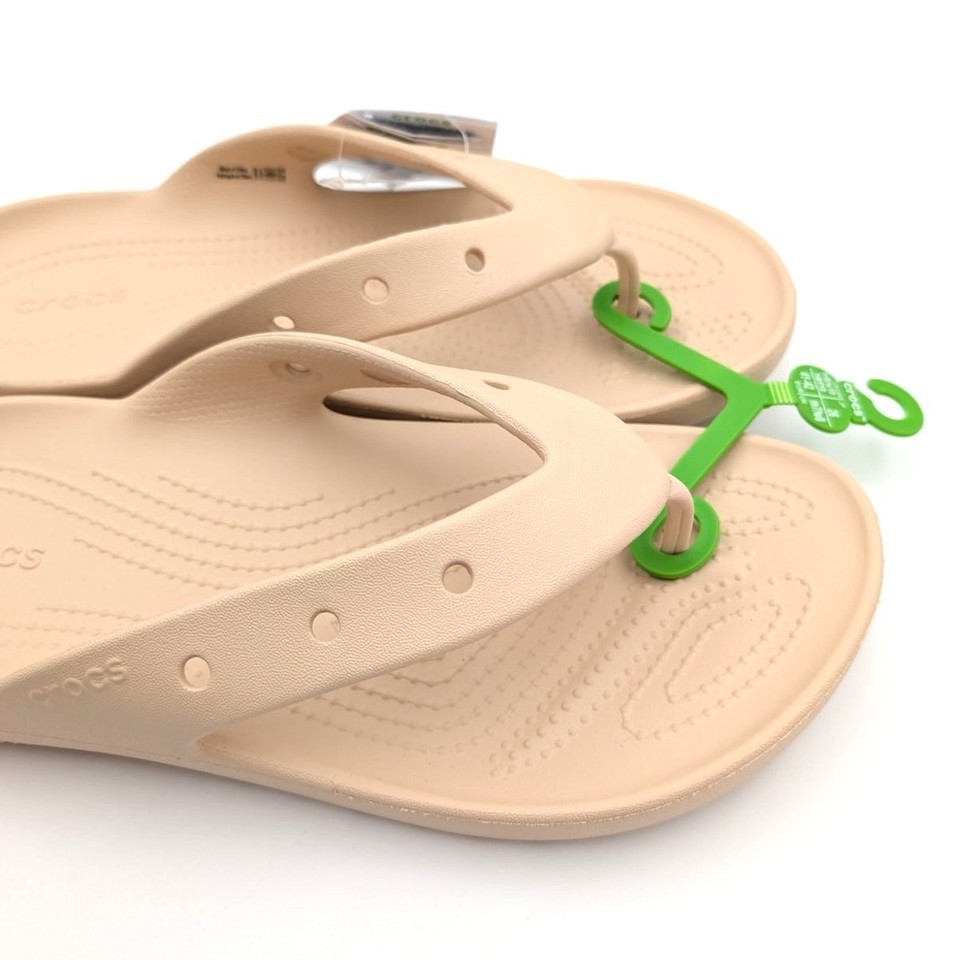 Crocs Classic Flip V2 Thong Sandals Waterproof Shitake Size US M8/10W ...